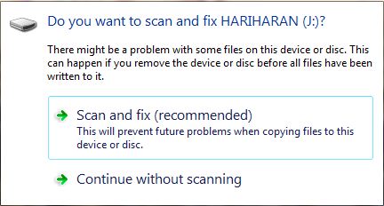 HOW TO: Disable Scan and Fix Windows 7
